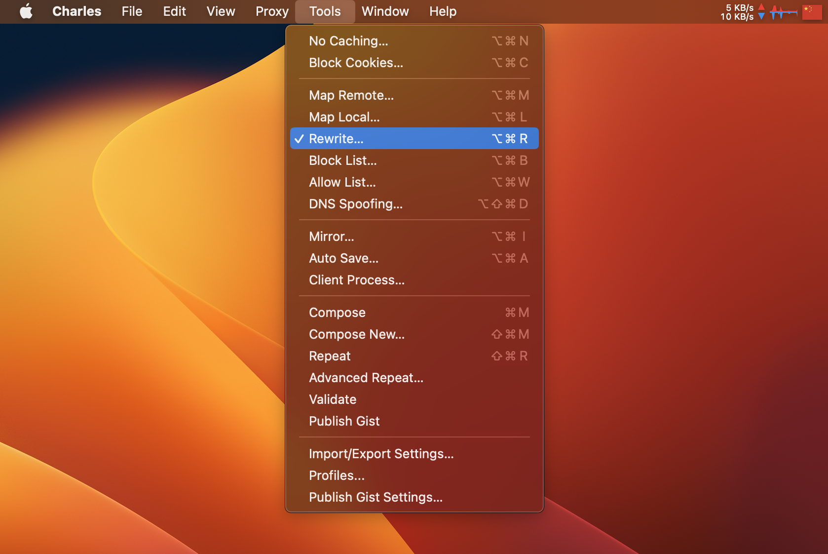 使用 Charles 修改响应状态码 | K8sCat