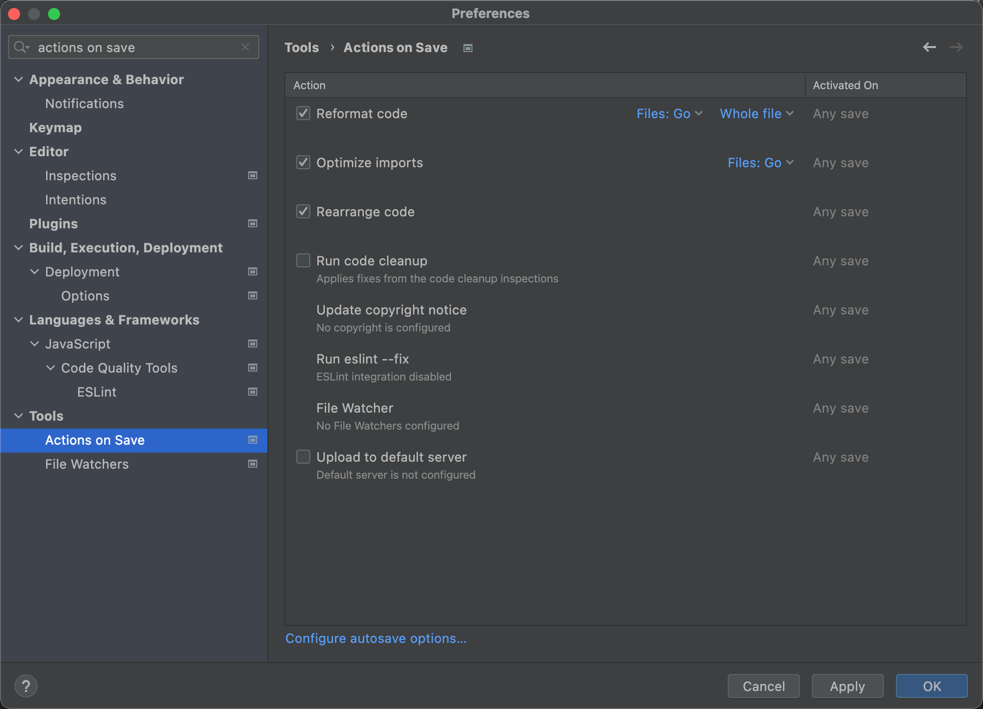 GoLand 自动对 import 进行分组排序 | K8sCat
